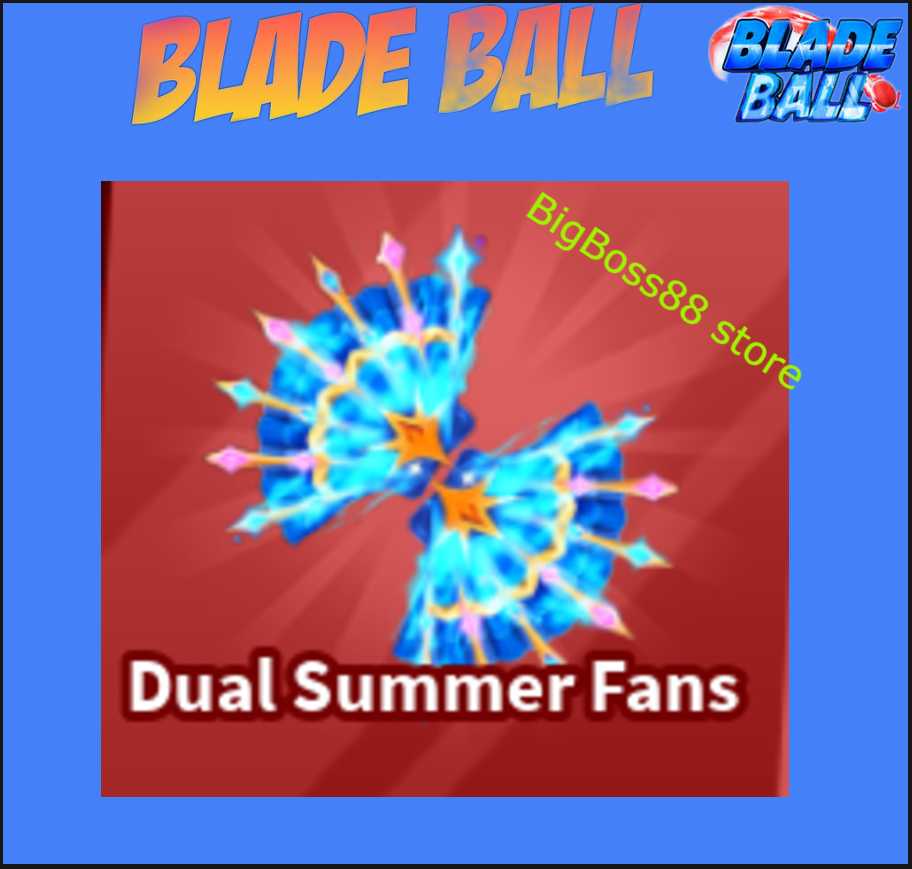 Dual Summer Fans - Blade Ball