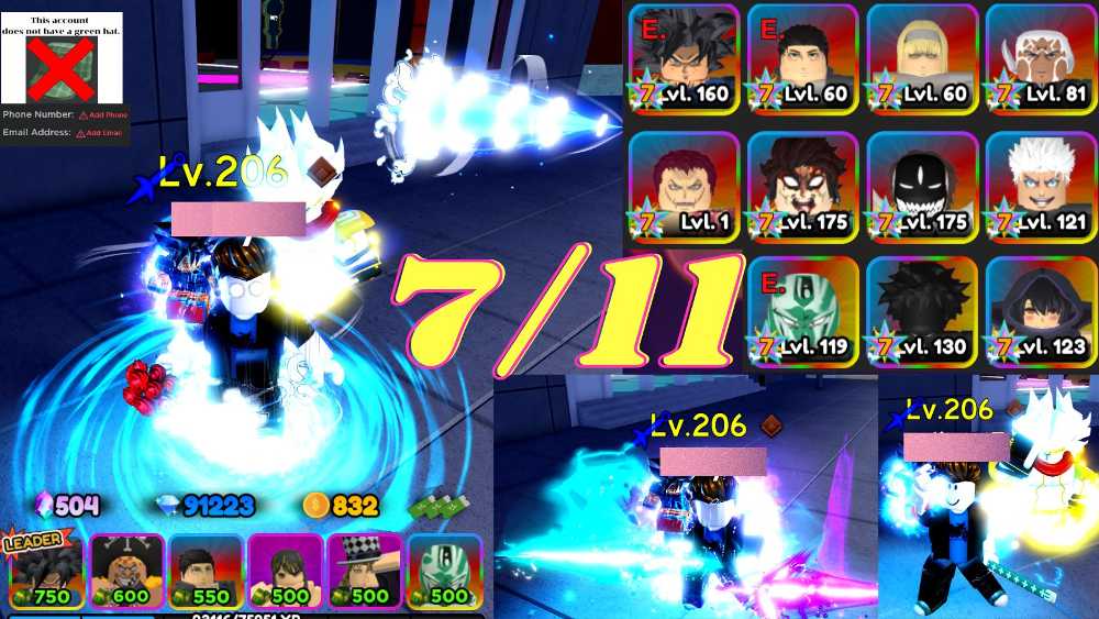 NEW!! Acc AS064⭐ASTD⭐All Star Tower DefenseMETA ACCOUNT lvl206: x11 ...