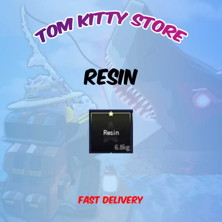 [FISCH] Resin (For Bubble Water)