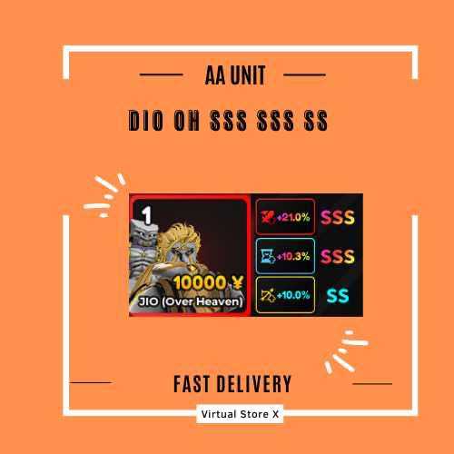 Roblox - Dio Oh SSS SSS SS - Dio Over Heaven SSS SSS SS - Jio Oh -Anime ...