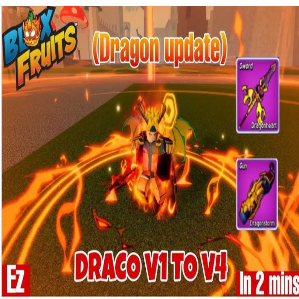 ALL Event Draco race V1 TO V4 - Blox fruits Boosting / services - (no ...