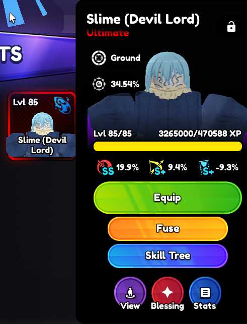 Slime ( Devil Lord ) | Anime Last Stand | ALS