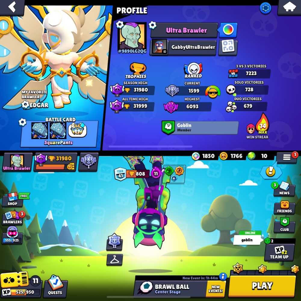 31.9k Trophy Many Rare Skins Active Hypercharged - Colt , El Primo ...