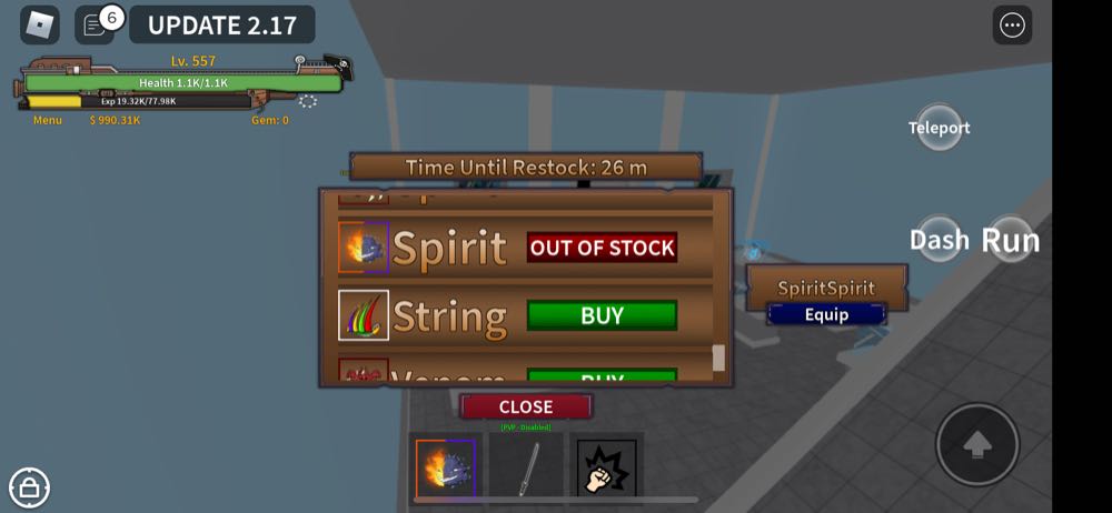 King legacy soul fruit with robox (spirit) permanent