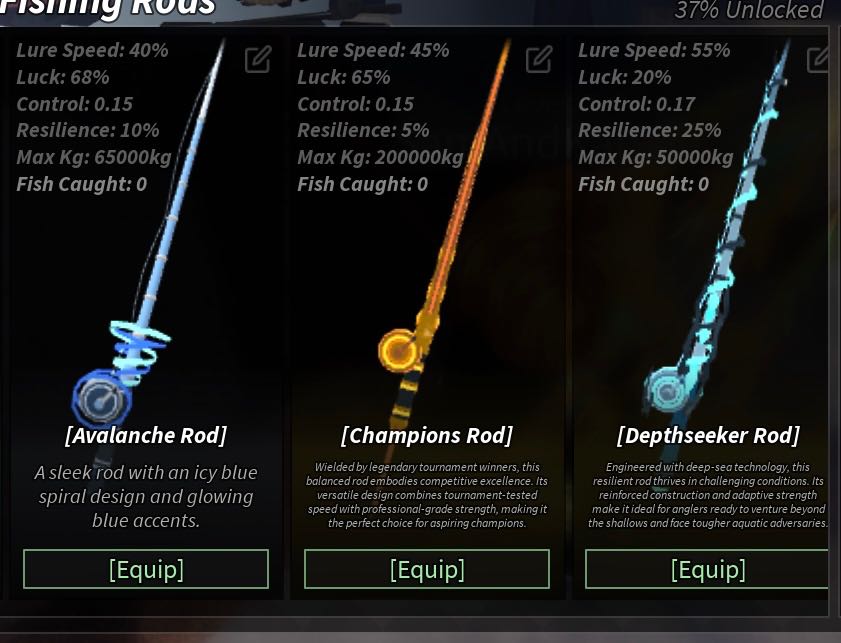 Fisch | Lvl 1 with lots of Rod and 600M+ Cash Credits C$ + 300k Aurora Totem + 10000 Sundial ...