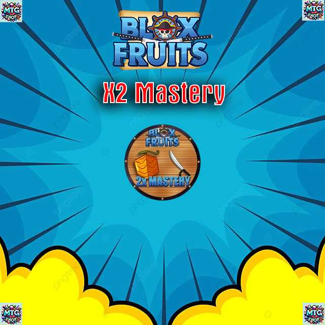 [ Blox Fruit ] X2 Mastery - 450R$