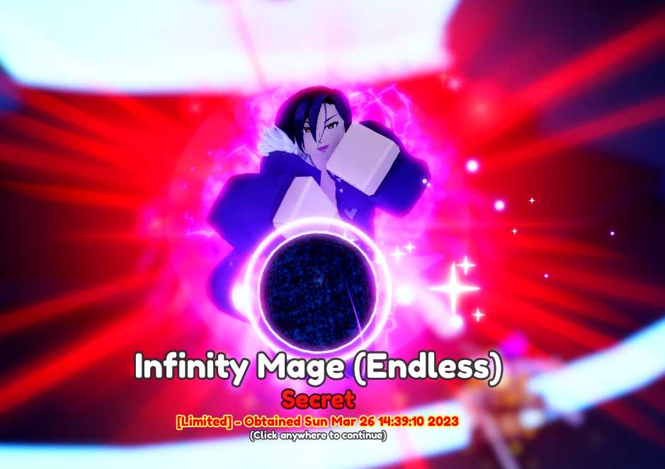 Infinity Mage ( Endless ) I Merlyn Evo I Stats A A- A- I Anime Adventures