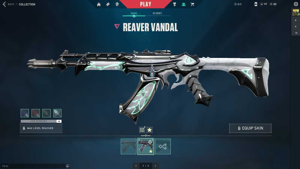 AP SEA l Gold 1 l Reaver Vandal + Origin Crescent Blade