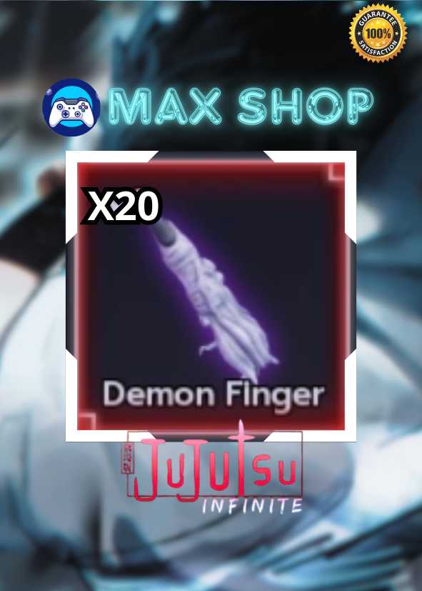 20x Demon Finger - Jujutsu Infinite | Best Deal