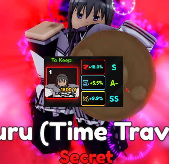 Homura Akemi Homuru (Time Traveller)EVO GOOD STAT : S/A-/SS Anime ...