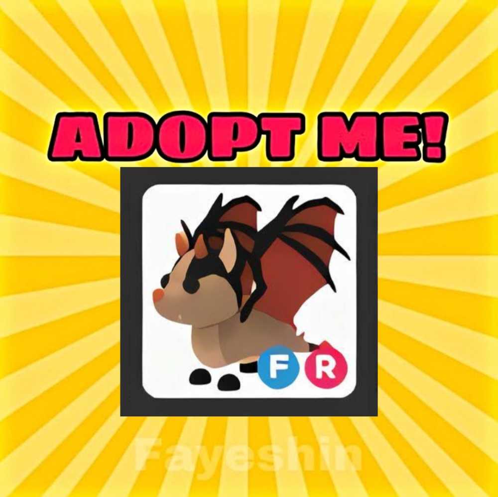 Adopt Me Legendary Fly Ride Bat Dragon FR