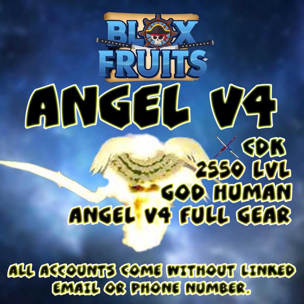 [ Blox Fruits ] Angel v4 FULL GEAR + CDK + GODHUMAN