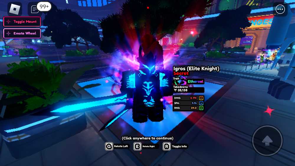 ANIME VANGUARD | IGRIS TRAIT ETHEREAL (0.175%) MAX LVL EVO | CLEAR ...