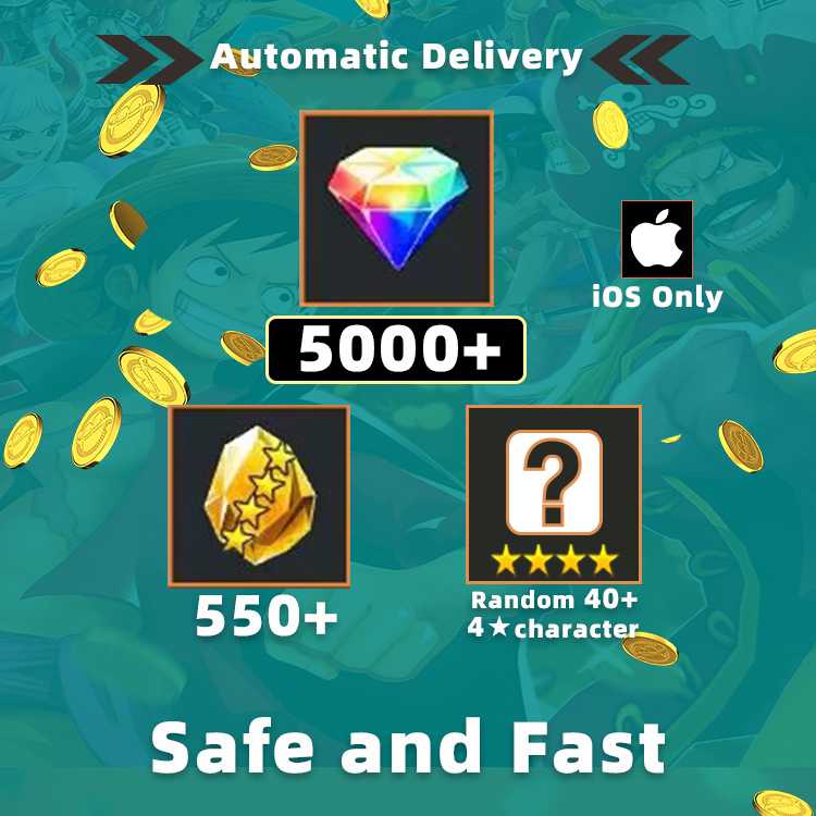 iOS Only[5000+ Gems][550+ GF][40+ 4character][Account Player Rank1 ...