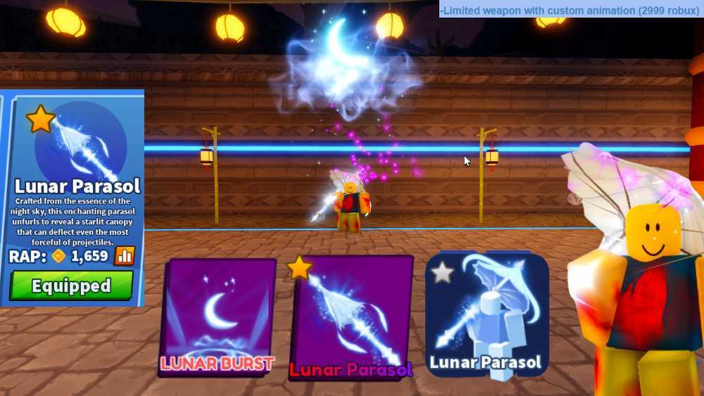 Lunar Parasol Set - Blade Ball