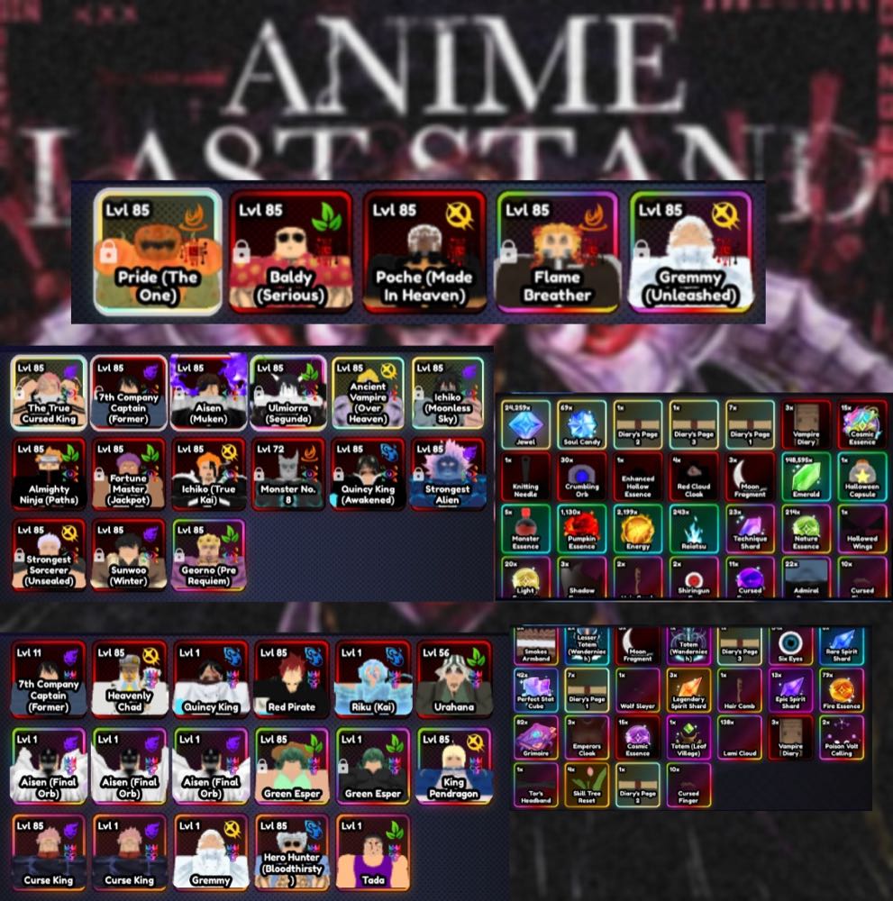 3 in 1 [ anime last stand ] : 5 glitch 15 : avatar 17 : overlord ...