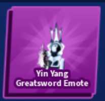 yin yang greatsword emote - blade ball