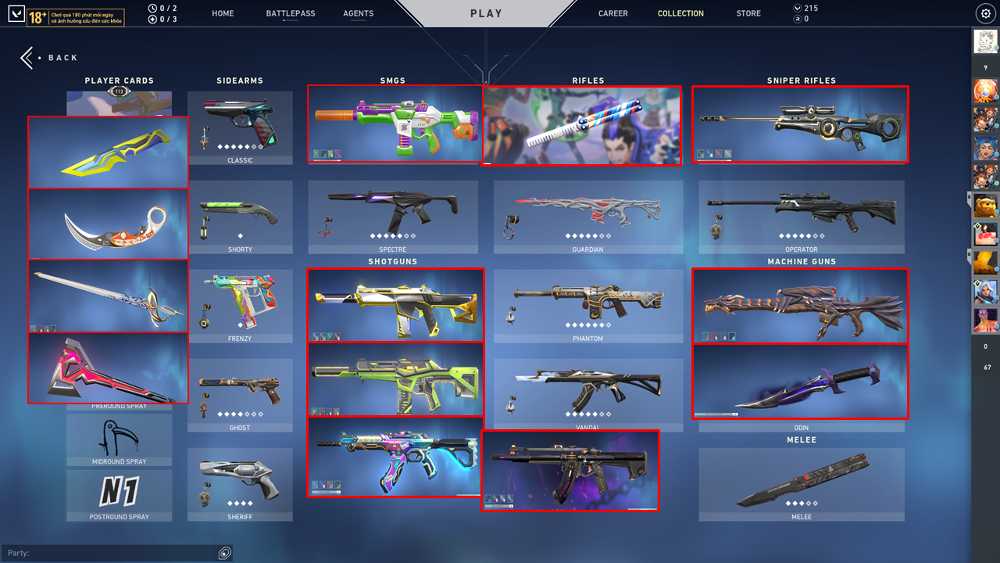 [AP](18 Exclusive skins + 4 Bp)|Gold 2| Prime classic, Megapunk ghost ...