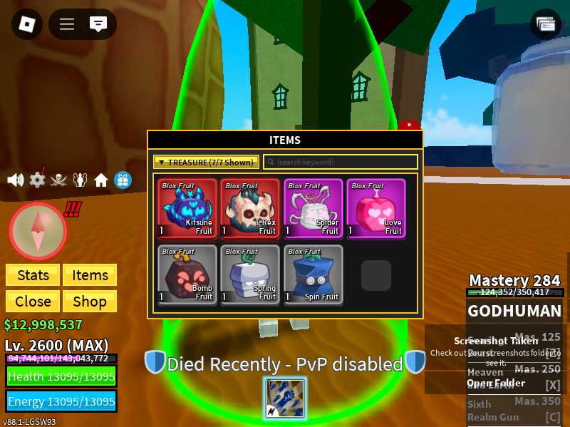 BLOX FRUIT 2600 MAX LEVEL | GHM | 4K Fragmens | 13M Beli | Kitsune + T ...
