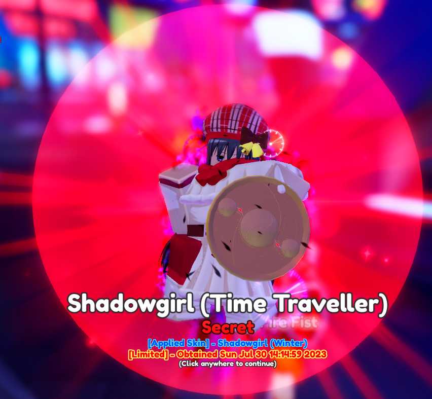 ShadowGirl ( Time Traveller ) I Homura evo I Stats S A A+ I Anime ...