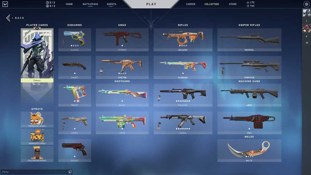 Valorant Account with Reaver vandal, Singularity phantom, Velocity Karambit