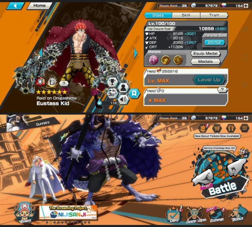 4EX AKAINU MAX ft KAIDO-V2 KAIDO-V3 N BM EX NEW|ACCOUNT LEVEL : 35 CHAR ...