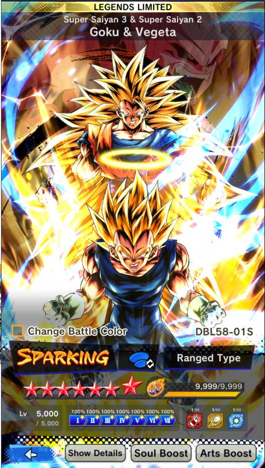 IOS+Android-UL Goku Uis+Team GT-SS 3 and SS 3 Goku and Vegeta Full star ...
