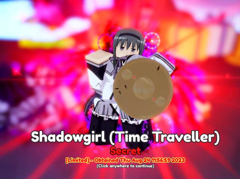 ShadowGirl ( Time Traveller ) I Homura Evo I Stats S- A S+ I Anime ...
