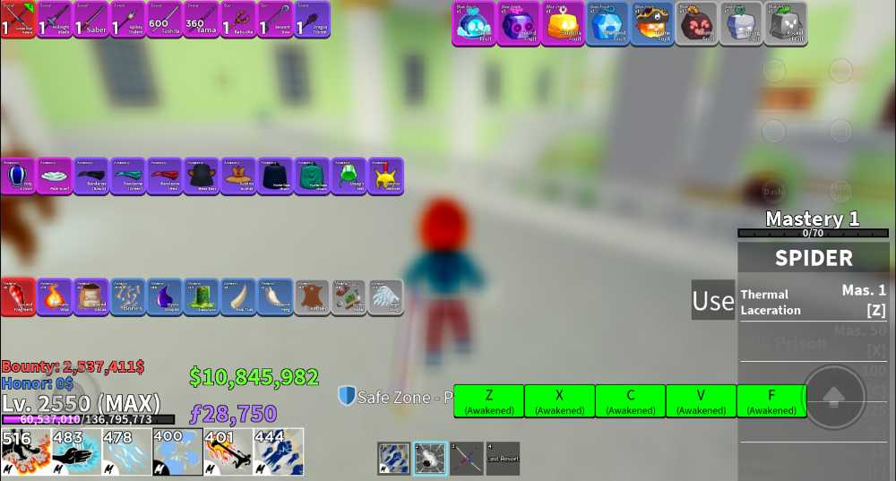 [Blox Fruits]Lvl 2550+GODHUMAN+CDK+ rainbow haki+ V3Human+ fully ...