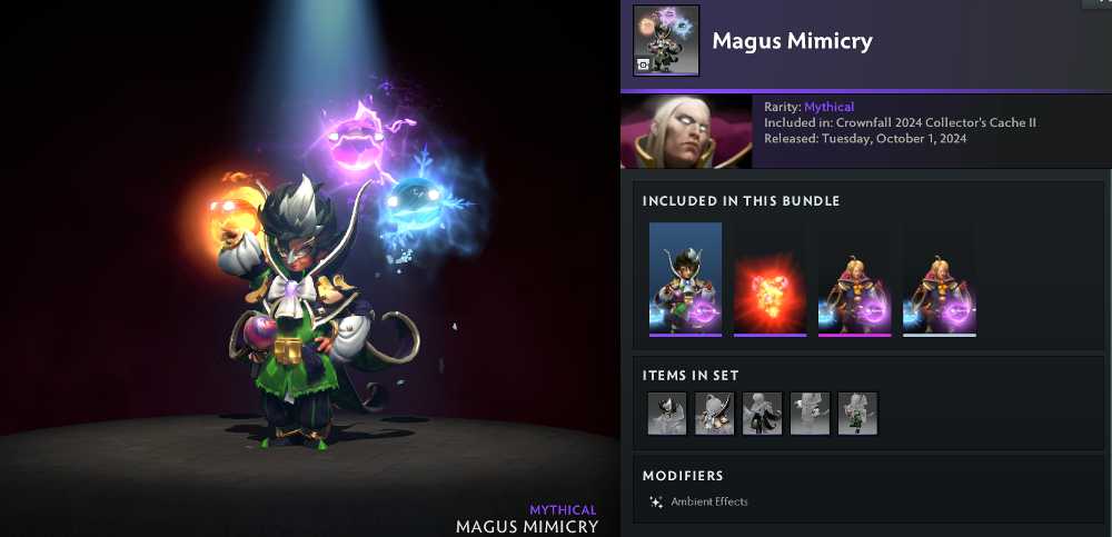 Magus Mimicry - Invoker Persona - Dota 2 - (Collector's Cache 2024 II ...