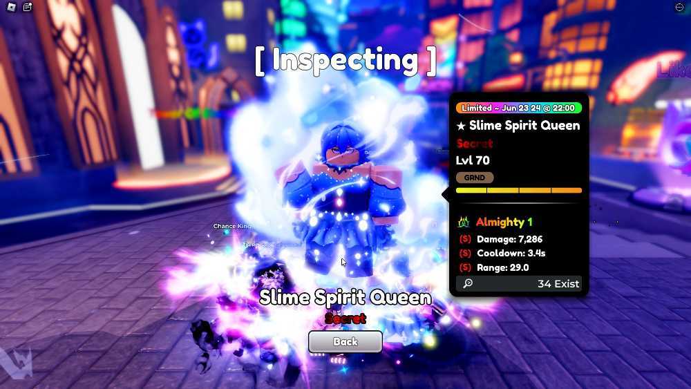 Anime Defenders / Slime Spirit Amighty 0.1% SSS