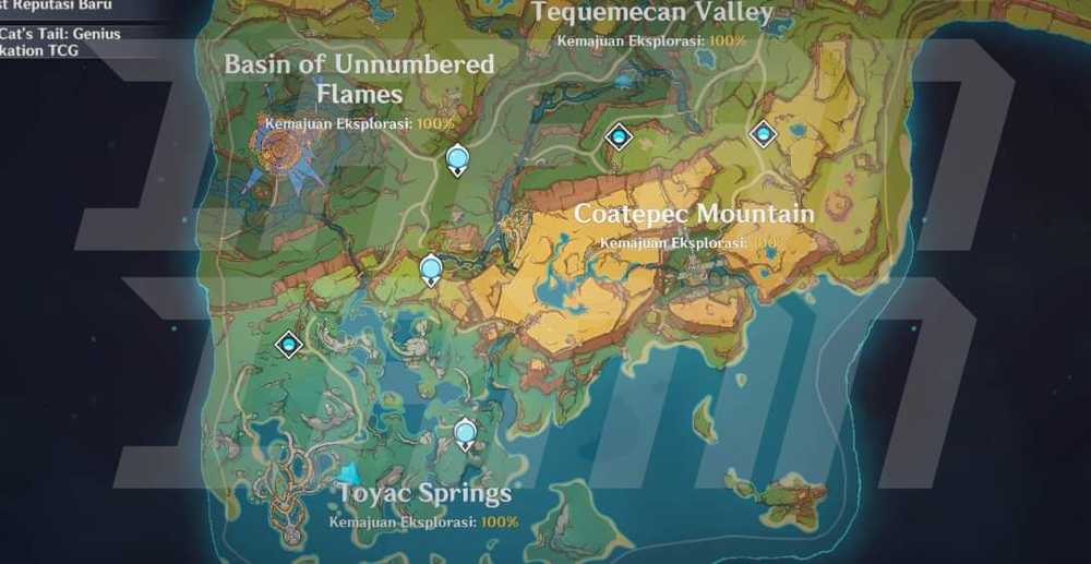 Explore Natlan 5.0 4 Map 100% + All Oculus + Inc Main Quest Map