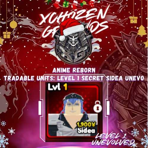Anime Reborn - New Secret Unit Sidea Level 1 Unevo (ESDEATH)