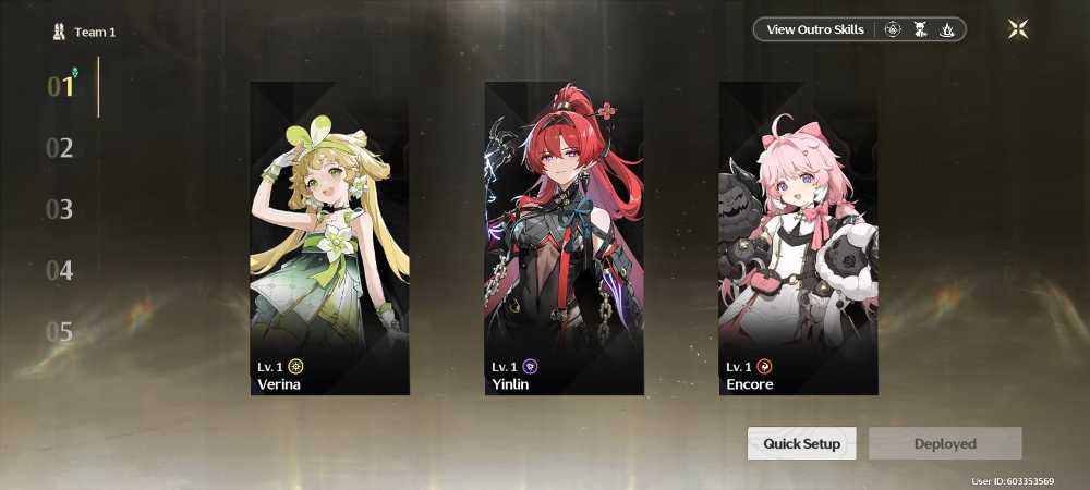 Europe|Lvl 3|Rate on|4SSR yinlin + Verina + Encore + Lingyang|Male ...