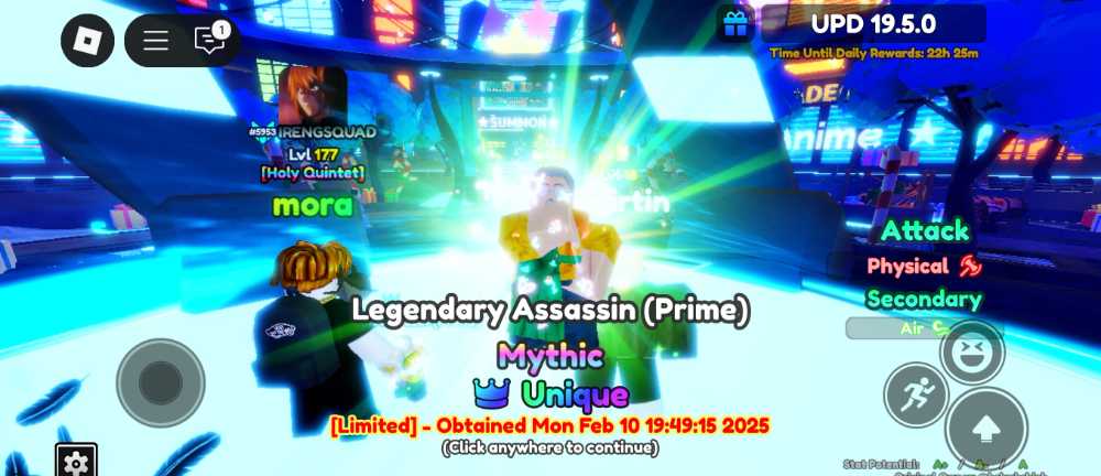 Clean account! Unique Legendary Assassin/Sakamoto! Anime Adventures!