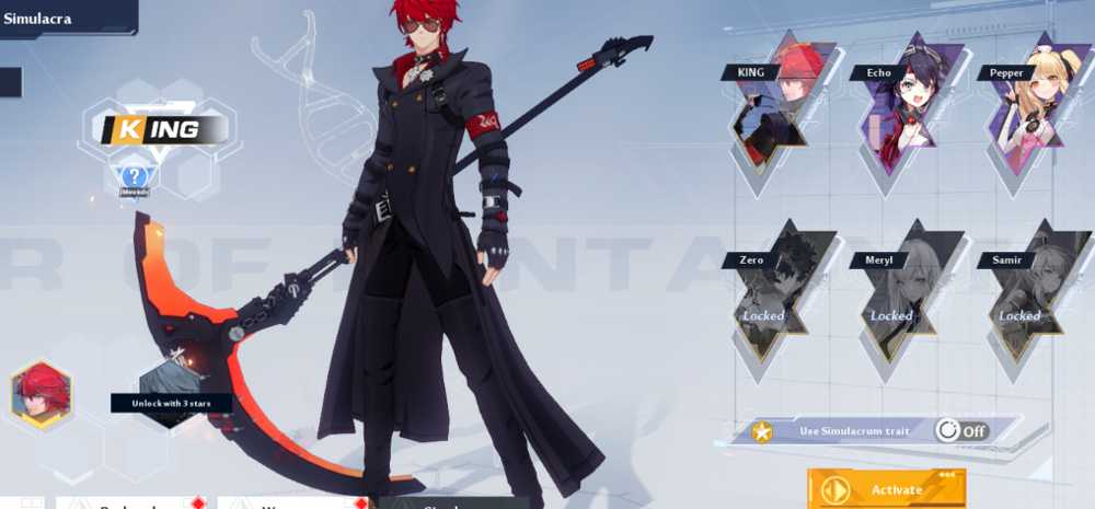 SEA Odyssey Male King SSR || Instant Delivery