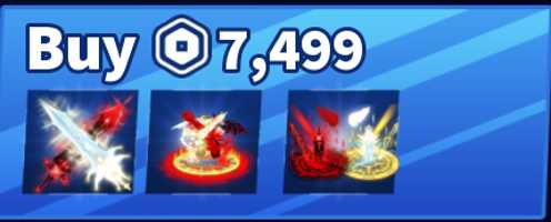 Blade Ball - Dual Eternal GreatSword (7,499ROBUX) Fast Delivery [GIFT ONLY]