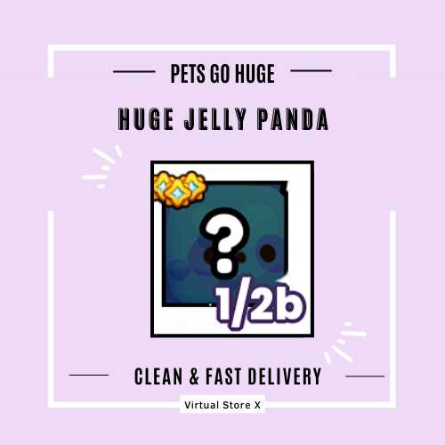 Roblox - Pets Go! - Huge Jelly Panda - 1/2B - Cheap And Fast Delivery!!