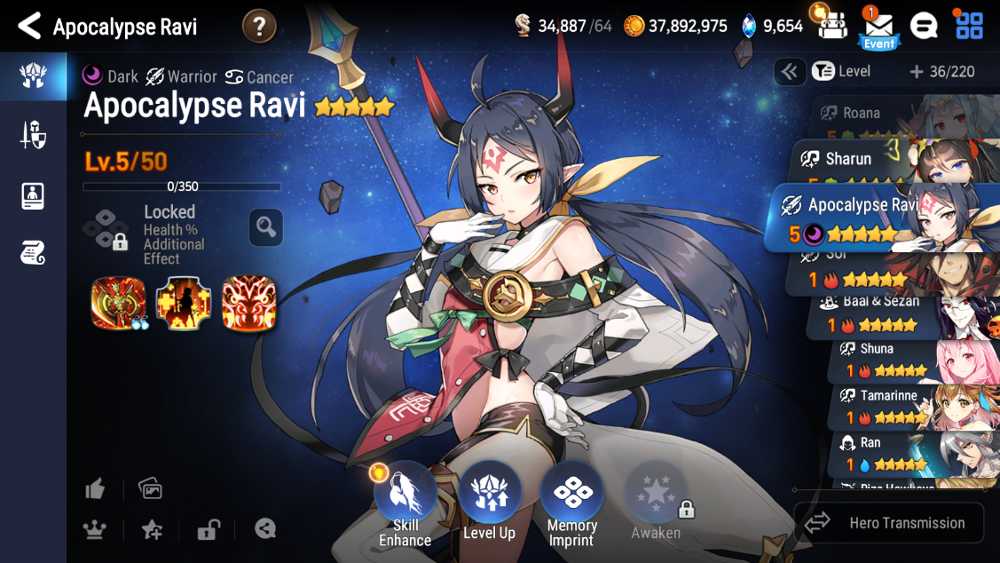 Global Fresh Starter 36 SSR 200+ Summons Apocalypse Ravi Moon Bunny Dominiel Sinful Angelica ...