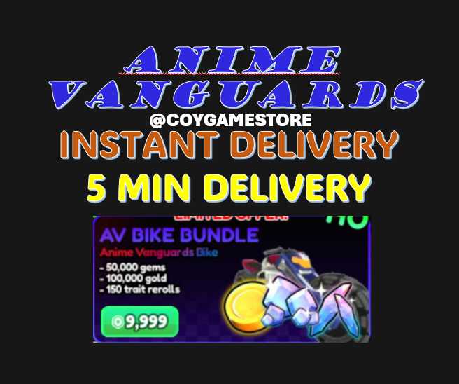 (Instant Delivery)Anime Vanguard - AV Bike Bundle