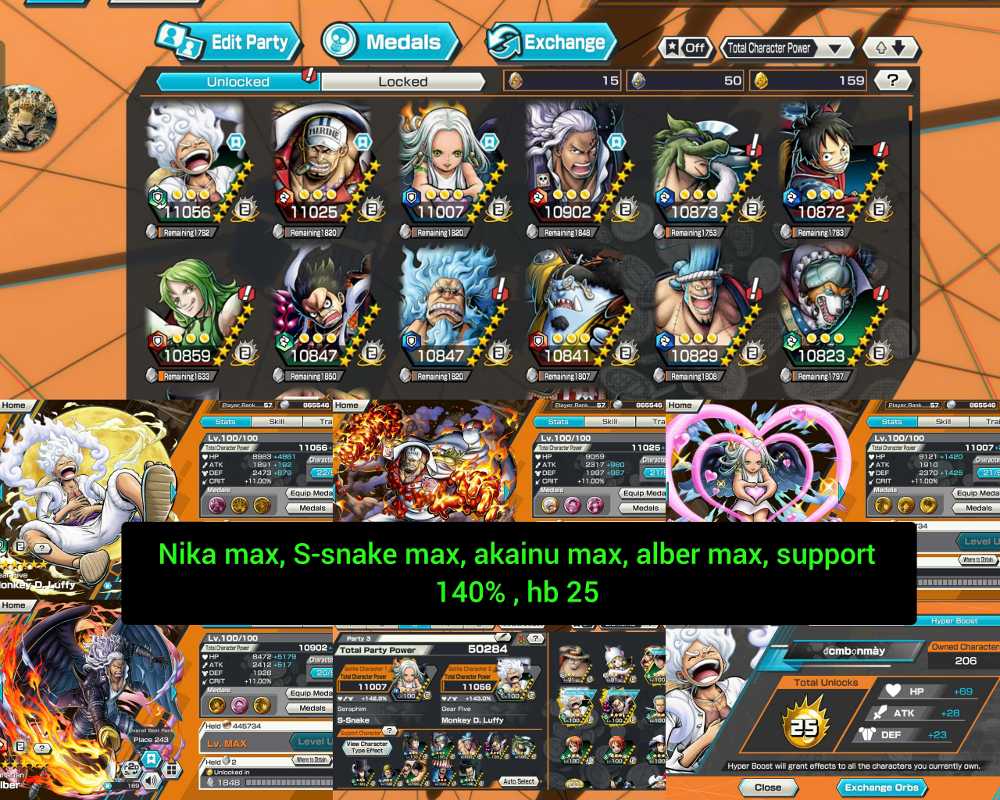 QC03-Hyperboost 25-IOS-Android-3 Ex Max(Luffy G5-Akainu-S Snake)-BF ...