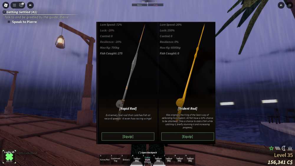 Account FISCH | Trident Rod - Aurora Rod | FISCH | | Unverified Account ...