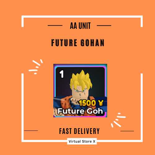 Anime Adventures - Clean Future Gohan (Non Duped) - Future Guhon - Roblox