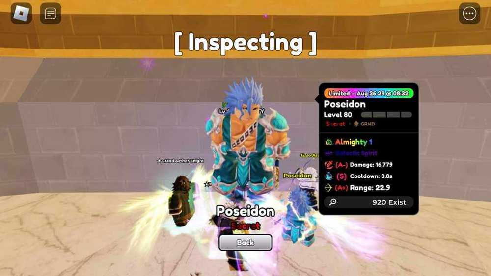 Anime Defenders / Poseidon Almighty1