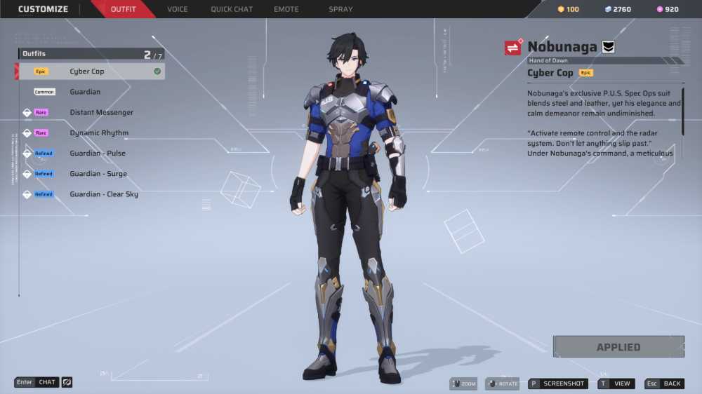 [STRINOVA] APAC RANKED READY Lvl 21 + Epic NOBUNAGA CYBER COP + Epic Flavia Taste of Iberia + 5 ...