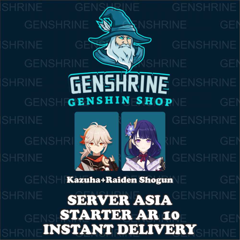 [ASIA] Kazuha Raiden Shogun Kazuha AR10 Starter | INSTANT DELIVERY