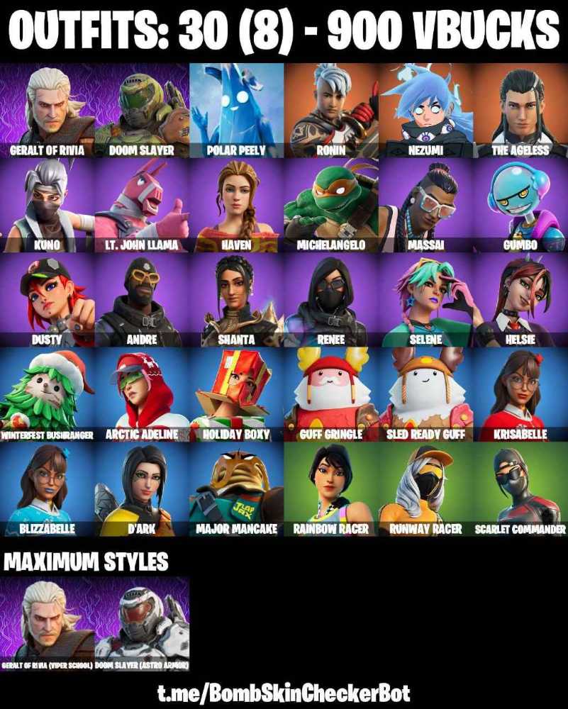 30 SKINS+HELSIE+DUSTY+SELENE+ARCTIC ADELINE+RENEE+ANDRE+POLAR PEELY ...
