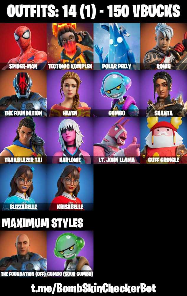 SPIDER MAN+RONIN+TECTONIC KOMPLEX+GUFF GRINGLE+14 SKINS+CAN PLAY ON PSN ...