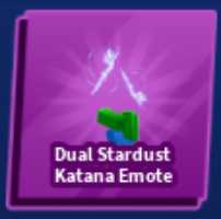 dual stardust katana emote