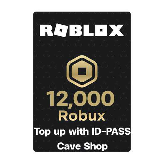 12,000 Robux / Top up with ID-PASS | Roblox